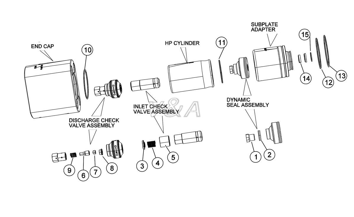 FLOW Waterjet Direct Drive Pump Parts